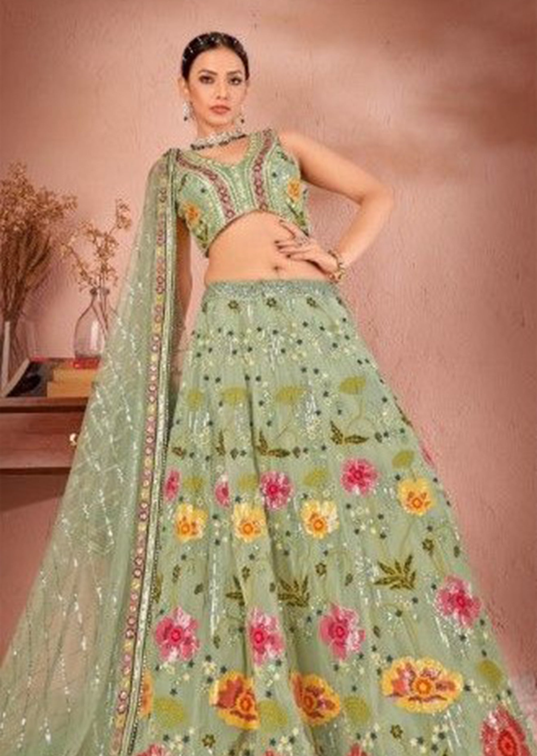 Buy Latest Indian Lehengas Online for Women | Sakhi Fashions